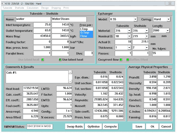 heat exchanger calculations – Harvill-ind